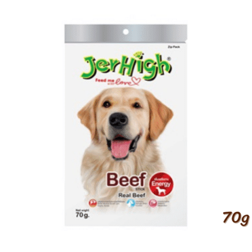 JerHigh Chicken with Milky Stick เจอร์ไฮ สติ๊กรสนม สำหรับสุนัข 70g ...