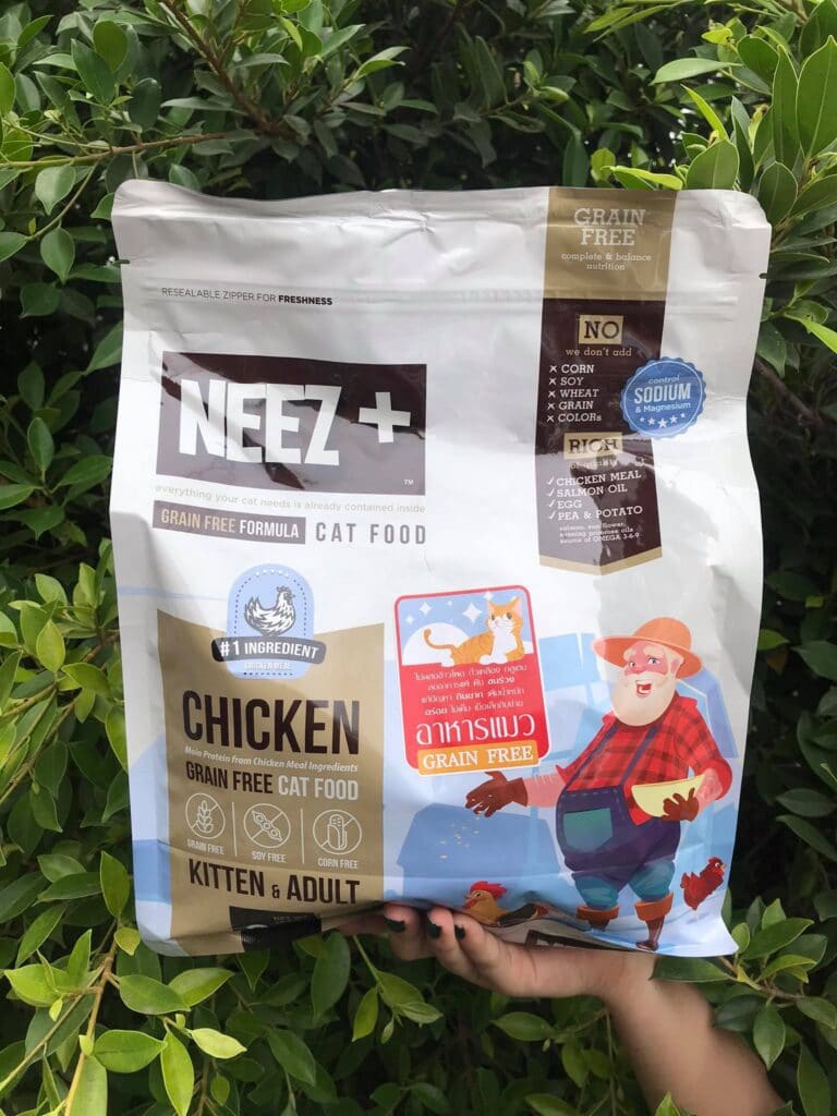 Neez+ Grain Free Kitten & Adult นีซพลัส อาหารแมวเกรนฟรี 2kg. – iPet Shop