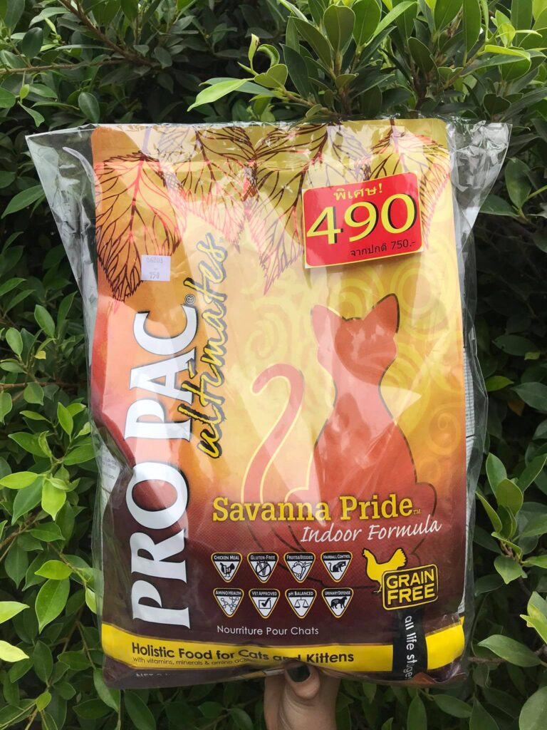 Pro Pac Holistic Savanna Pride Indoor For Cat & Kitten โปรแพค อาหารแมว ...