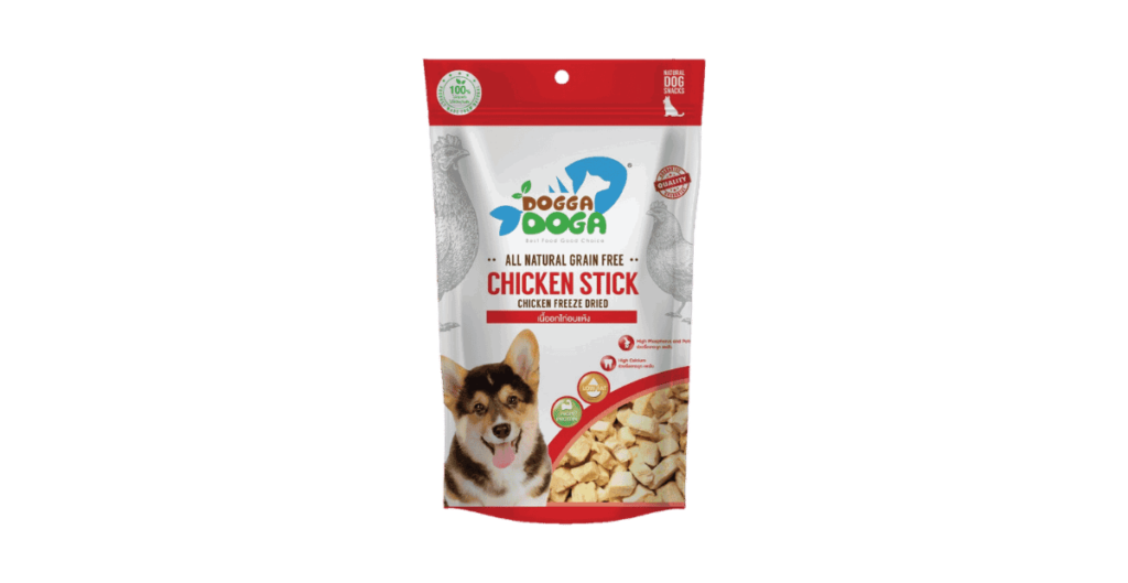 Dogga Doga Chicken Stick Freeze Dried เนื้ออกไก่อบแห้ง สำหรับสุนัข 20g ...