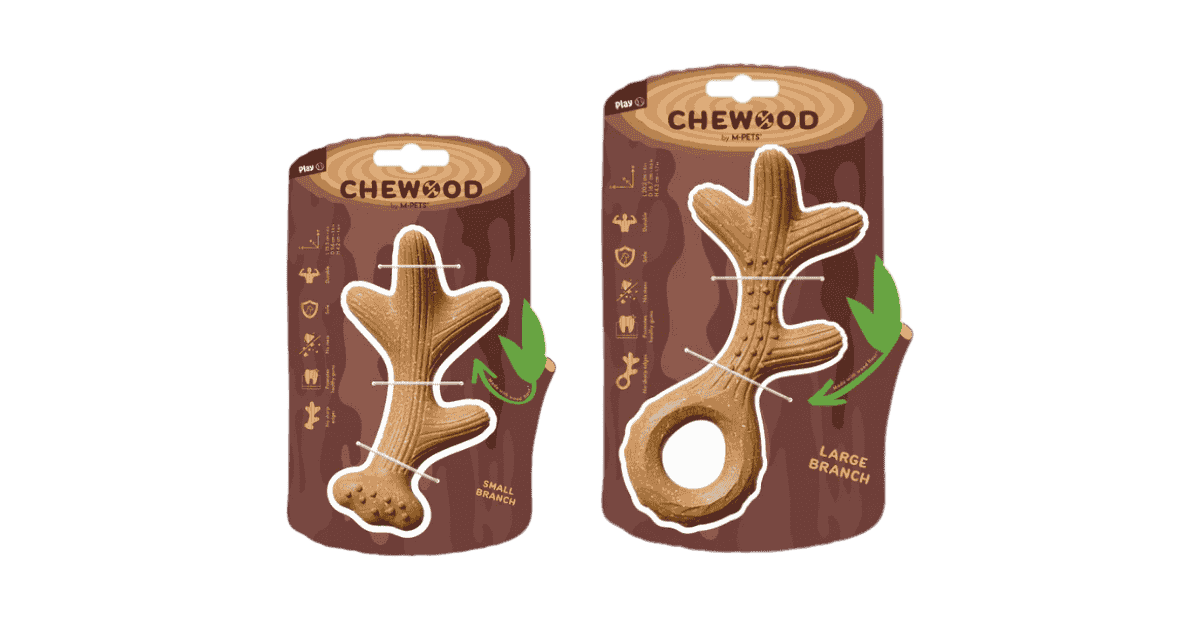 M-Pets Chewood Dog Toy Branch ของเล่นแทะรูปกิ่งไม้สำหรับสุนัข ทำจากไม้ ...